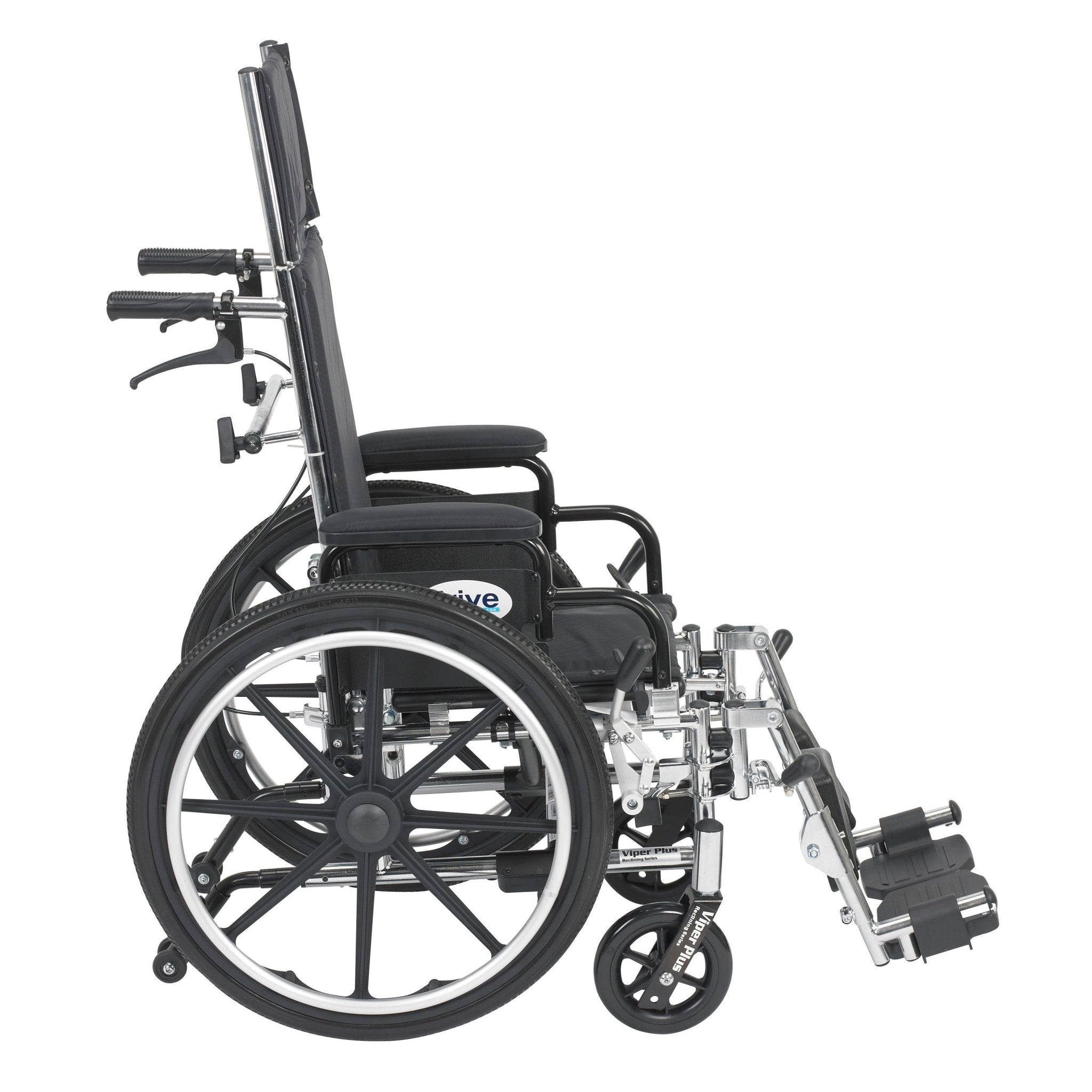 Viper Plus Light Weight Reclining Wheelchair with Elevating Leg Rests ...
