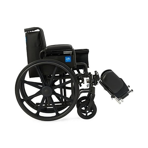 Medline Guardian K1 Folding Manual Wheelchair, Vinyl