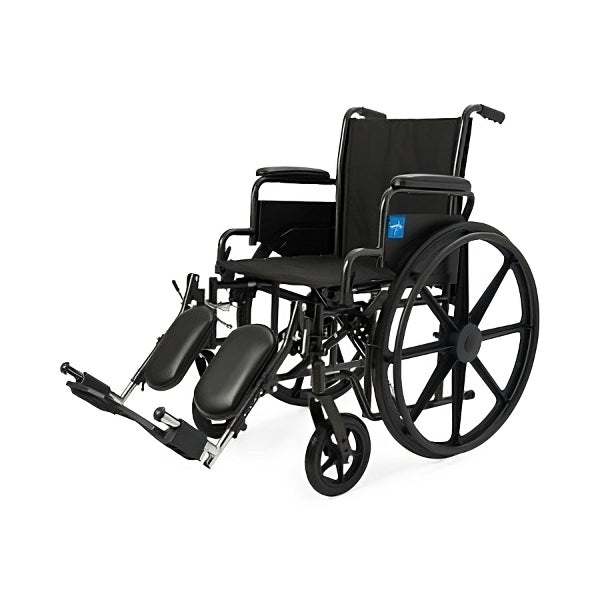 Home Medline Guardian K1 Folding Manual Wheelchair, Vinyl